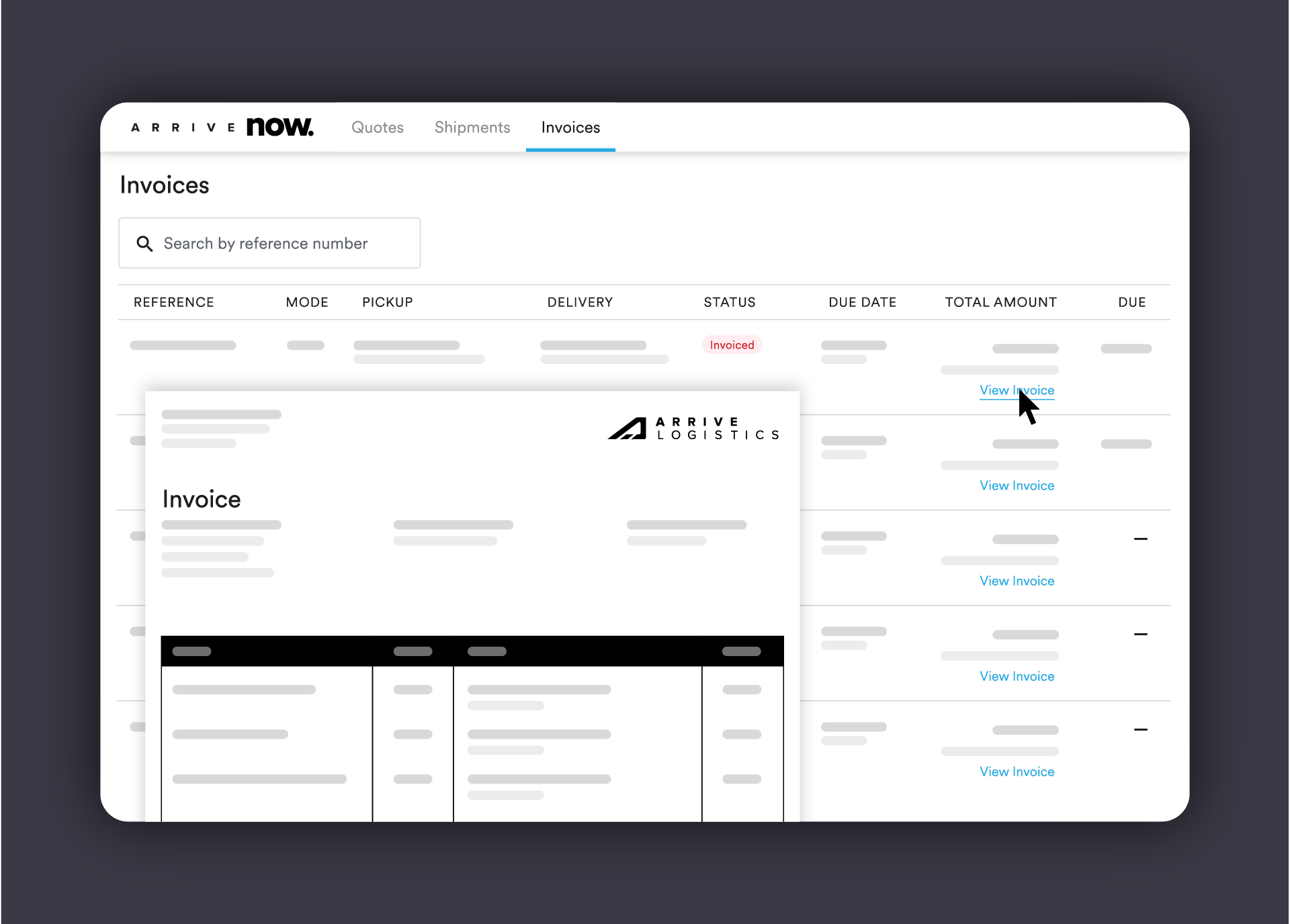 shipper portal OneLift Partners