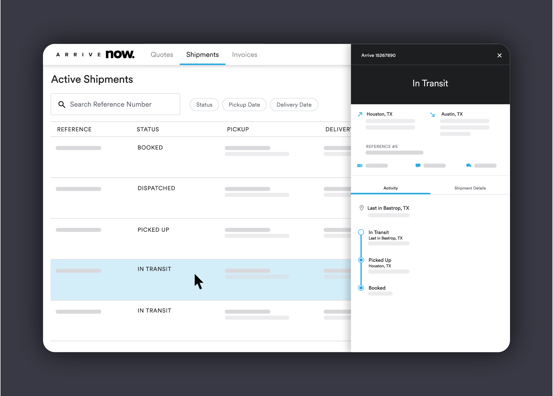 shipper portal OneLift Partners